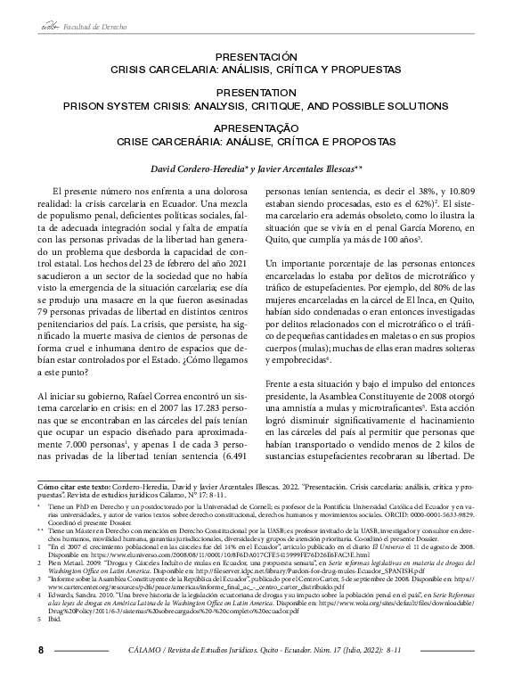 (PDF) Crisis carcelaria