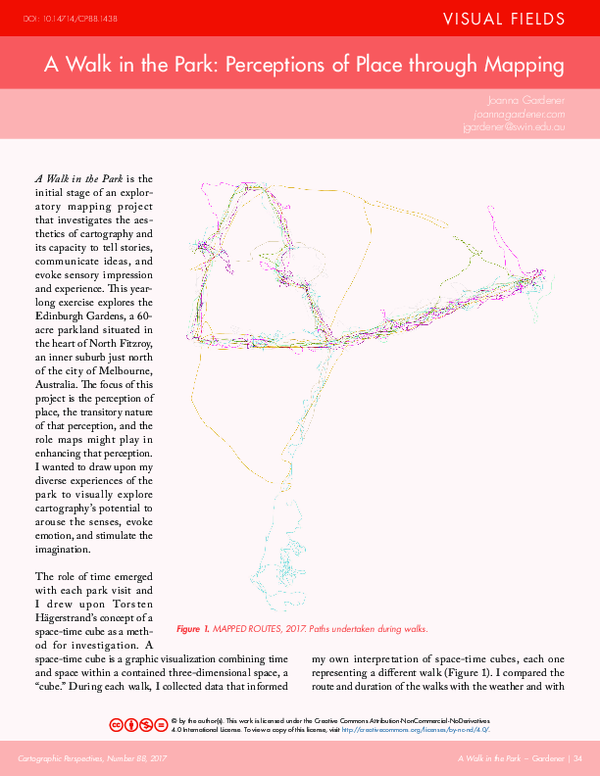(PDF) A Walk in the Park: Perceptions of Place through Mapping