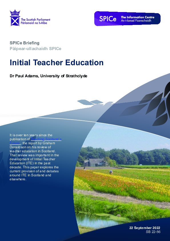 (PDF) Initial Teacher Education