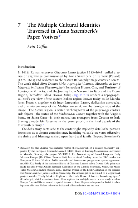 (PDF) The Multiple Cultural Identities Traversed in Anna Sztemberk's ...