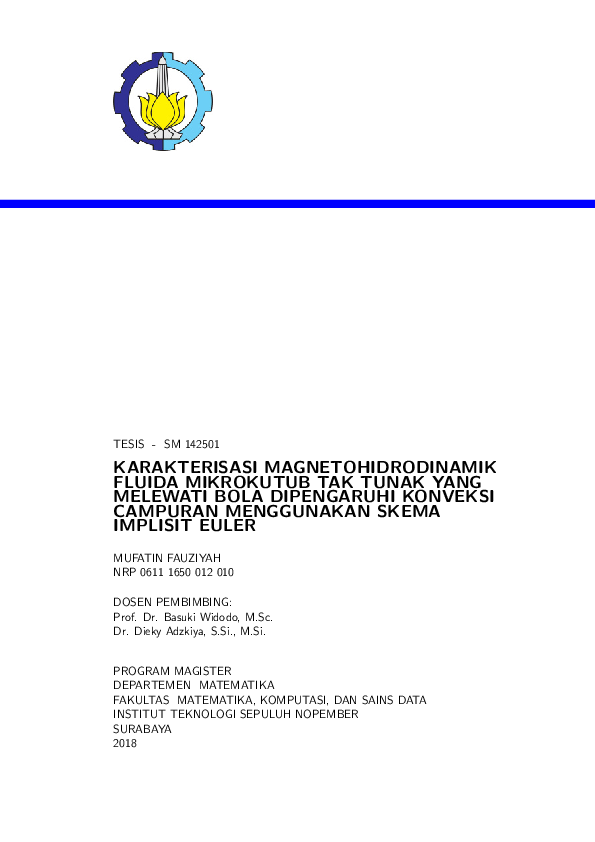(PDF) Karakterisasi Magnetohidrodinamik Fluida Mikrokutub Tak Tunak ...
