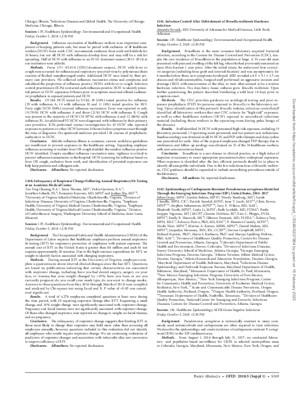 (PDF) 1162. Epidemiology of Carbapenem-Resistant Pseudomonas aeruginosa ...