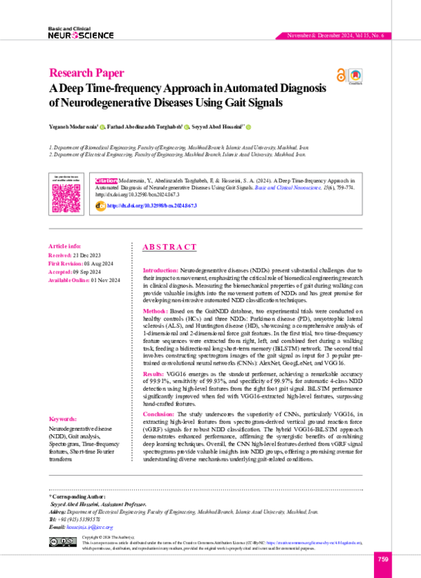 (PDF) A Deep Time-frequency Approach in Automated Diagnosis of Neurodegenerative Diseases Using ...