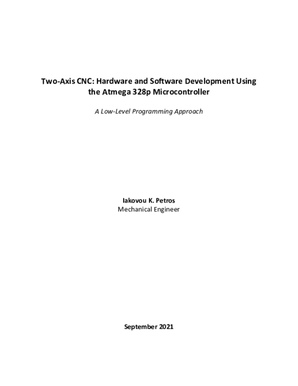 Pdf Design And Implementation Of A Computerized Numerical Control