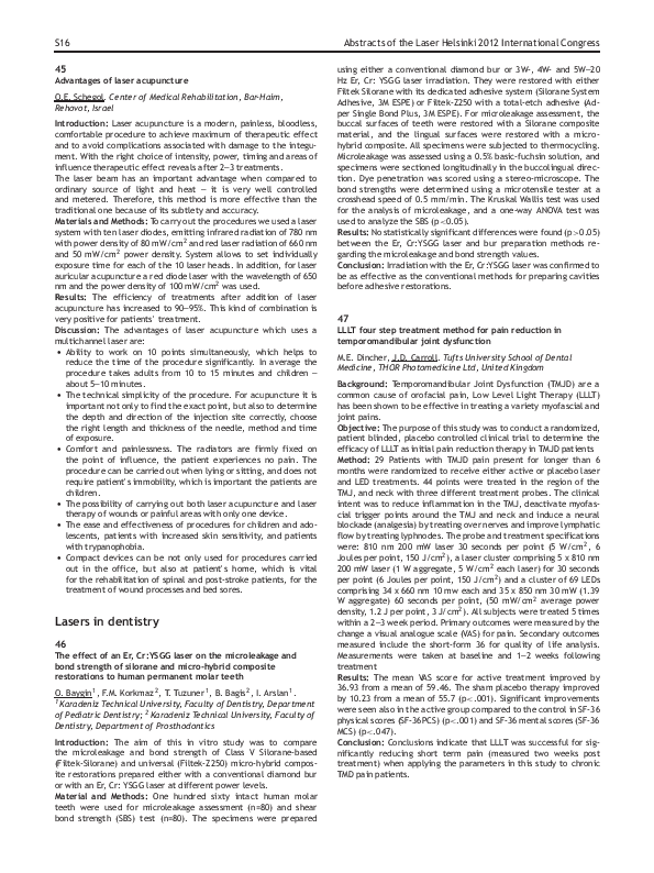 (PDF) 46 The effect of an Er, Cr: YSGG laser on the microleakage and ...