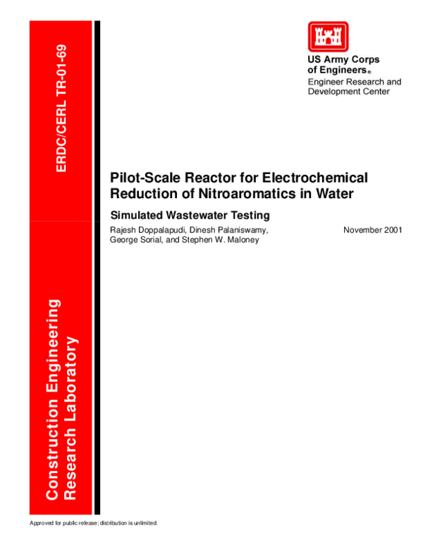 (PDF) Pilot-Scale Reactor for Electrochemical Reduction of ...