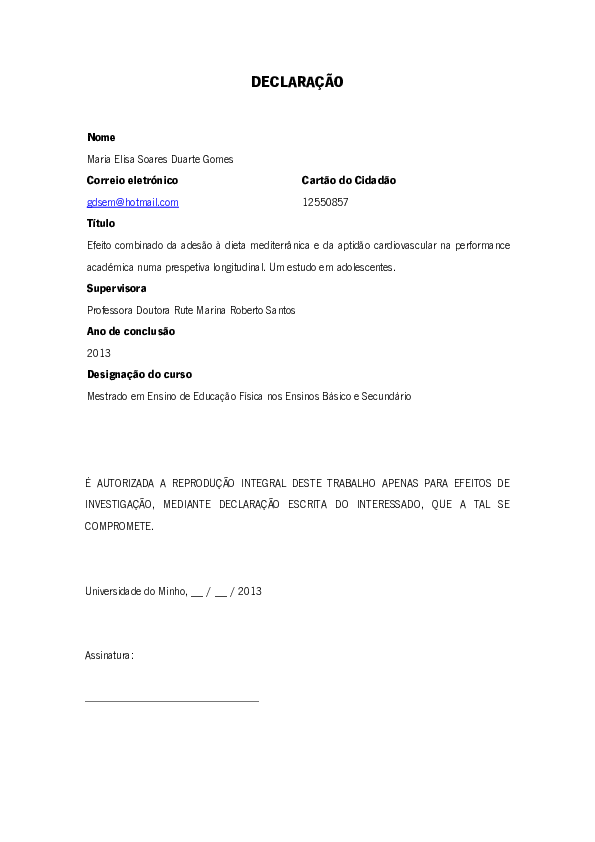 (PDF) Efeito combinado da adesão à dieta mediterrânica e da aptidão cardiovascular na ...