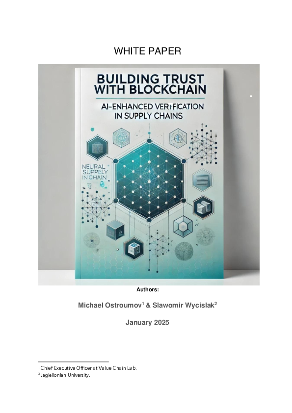 (PDF) Building Trust with Blockchain AI-Enhanced Verification in Supply Chains