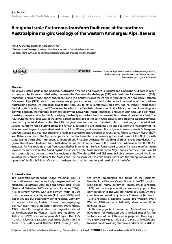 (PDF) A regional scale Cretaceous transform fault zone at the northern ...