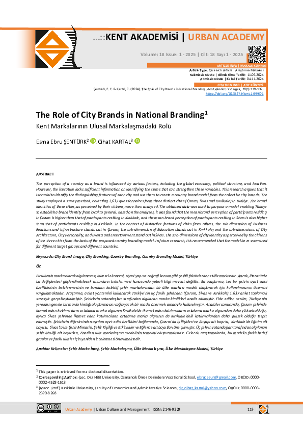 (PDF) The role of city brands in national branding