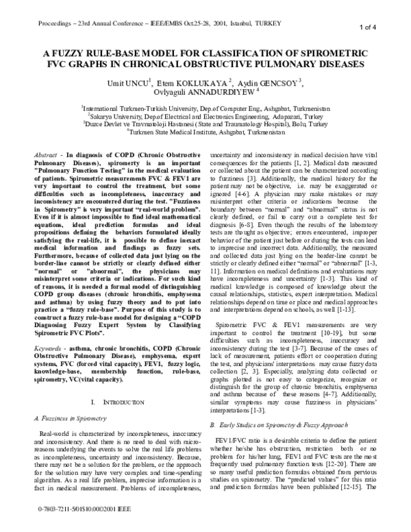 (PDF) A fuzzy rule-base model for classification of spirometric FVC ...