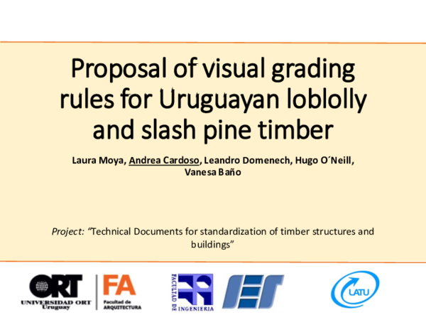 (PDF) Proposal of visual grading rules for Uruguayan loblolly and slash ...