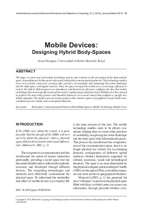 (PDF) Mobile Devices