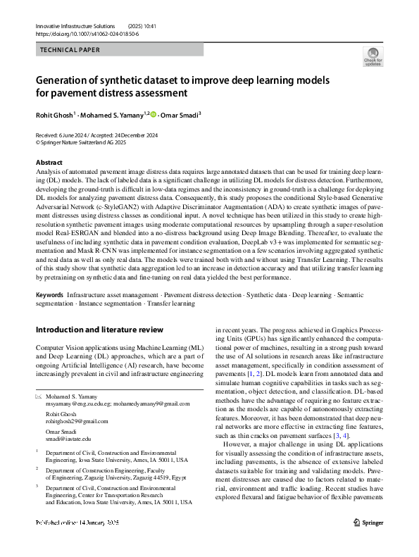 (PDF) Generation of Synthetic Dataset to Improve Deep Learning Models ...