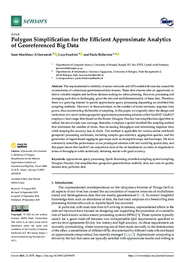 (PDF) Polygon Simplification for the Efficient Approximate Analytics of ...