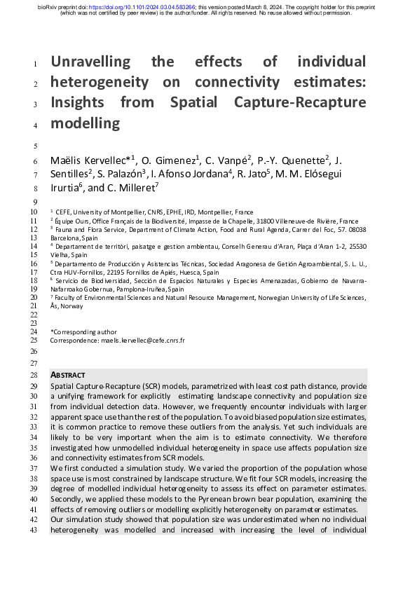 Pdf Unravelling The Effects Of Individual Heterogeneity On Connectivity Estimates Insights