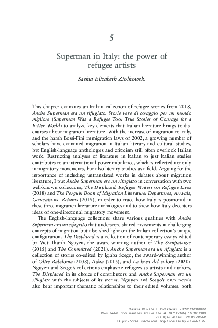 (PDF) Superman in Italy