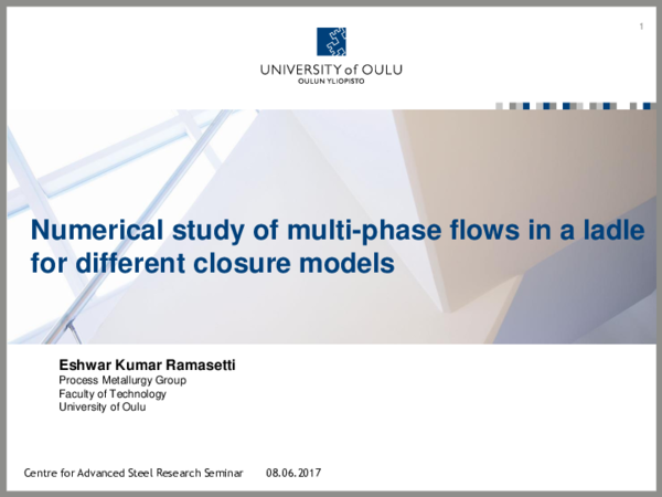 (PDF) Numerical study of multiphase flows in a ladle for different closure models