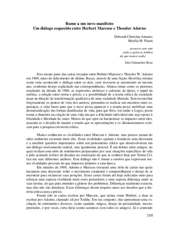 (PDF) Rumo a um novo manifesto