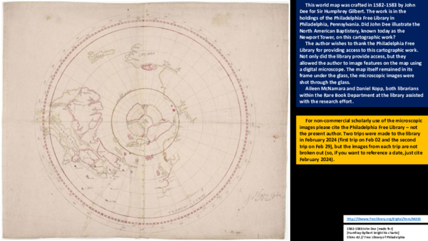 (PDF) 1582-1583 John Dee Map [Humfray Gylbert knight his charte ...