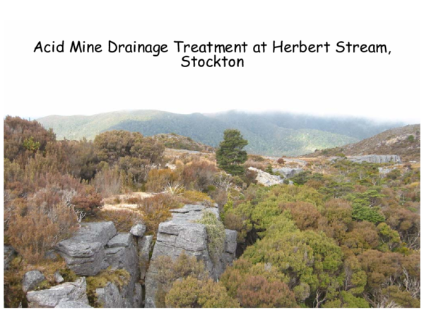 (PDF) Acid Mine Drainage Treatment at Herbert Stream, Stockton