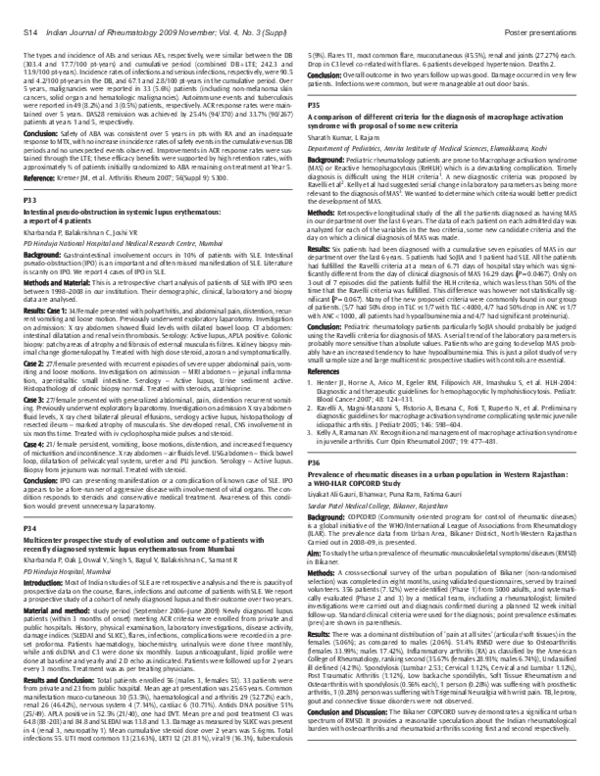 (PDF) P35 A comparison of different criteria for the diagnosis of macrophage activation syndrome ...