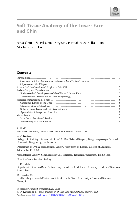 (PDF) Soft Tissue Anatomy of the Lower Face and Chin