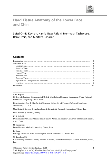 (PDF) Hard Tissue Anatomy of the Lower Face and Chin
