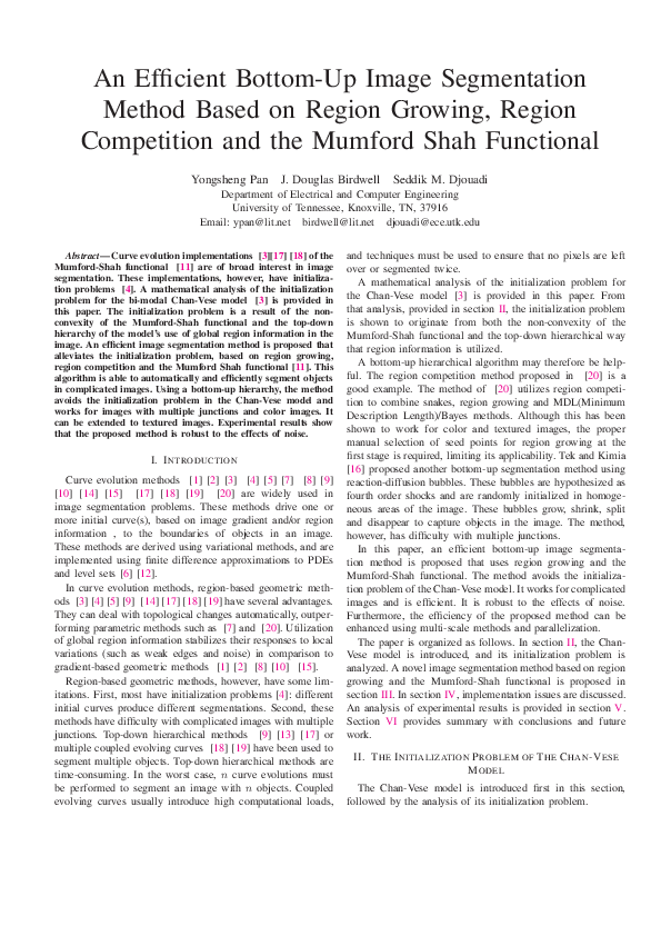 (PDF) An Efficient Bottom-Up Image Segmentation Method Based on Region ...