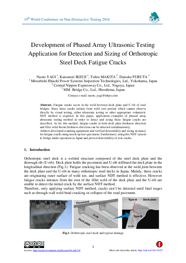(PDF) Development of Phased Array Ultrasonic Testing Application for ...