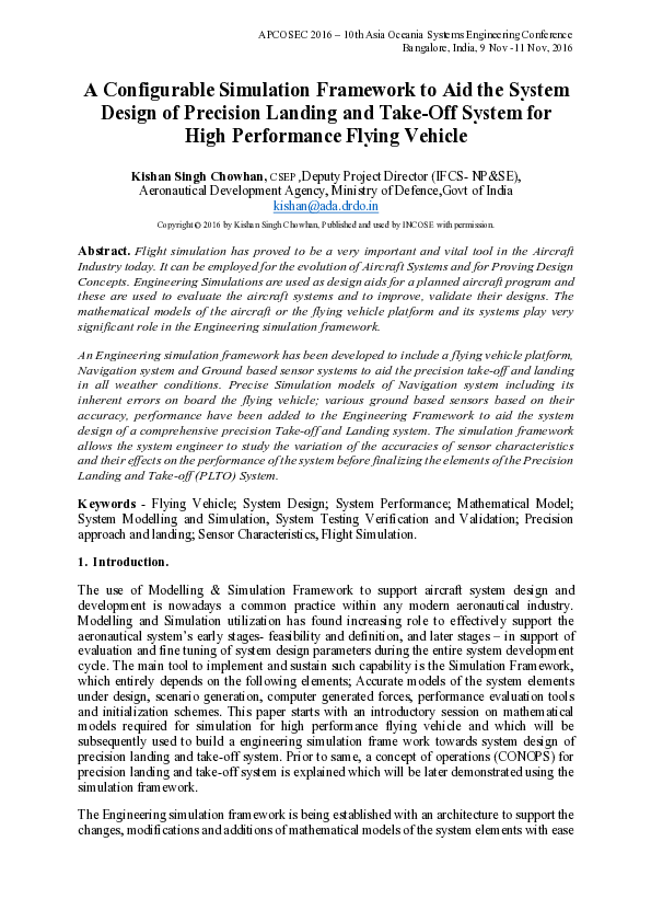 (PDF) A Configurable Simulation Framework to Aid the System Design of ...