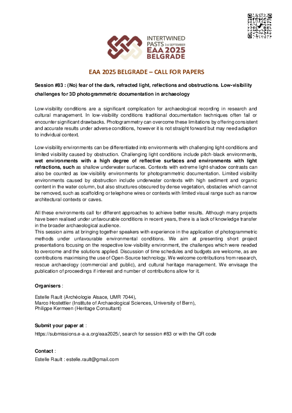 (PDF) CfP EAA 2025 Session #83: (No) fear of the dark, refracted light, reflections and ...