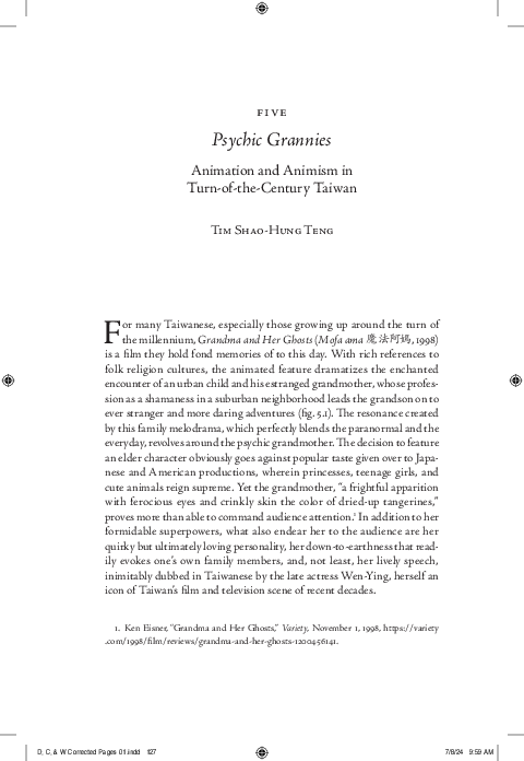 (PDF) Psychic Grannies: Animation and Animism in Turn-of-the-Century Taiwan