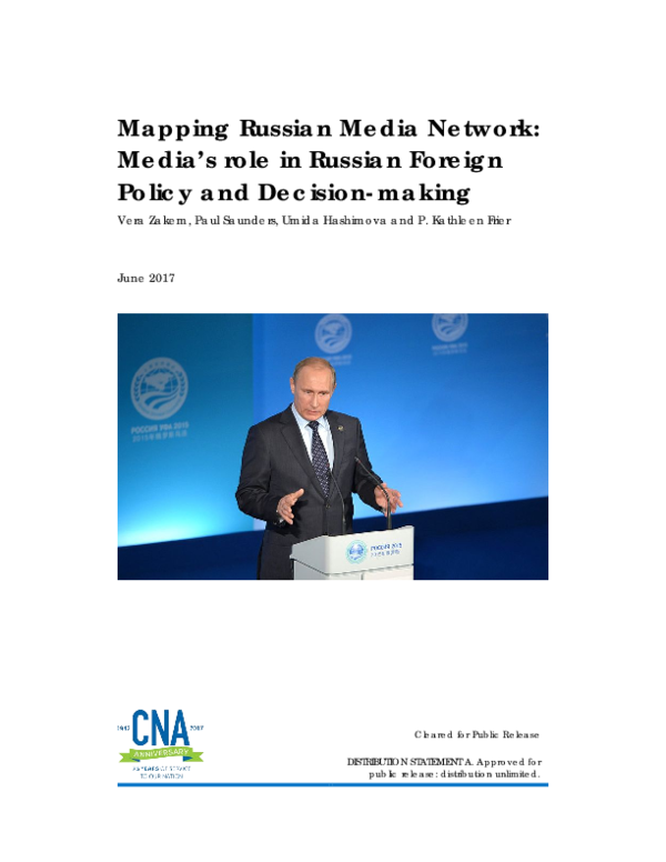 (PDF) Mapping Russian Media Network: Media's Role in Russian Foreign ...