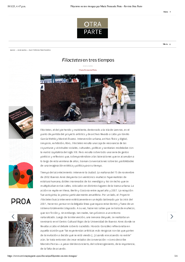 (PDF) Filoctetes en tres tiempos