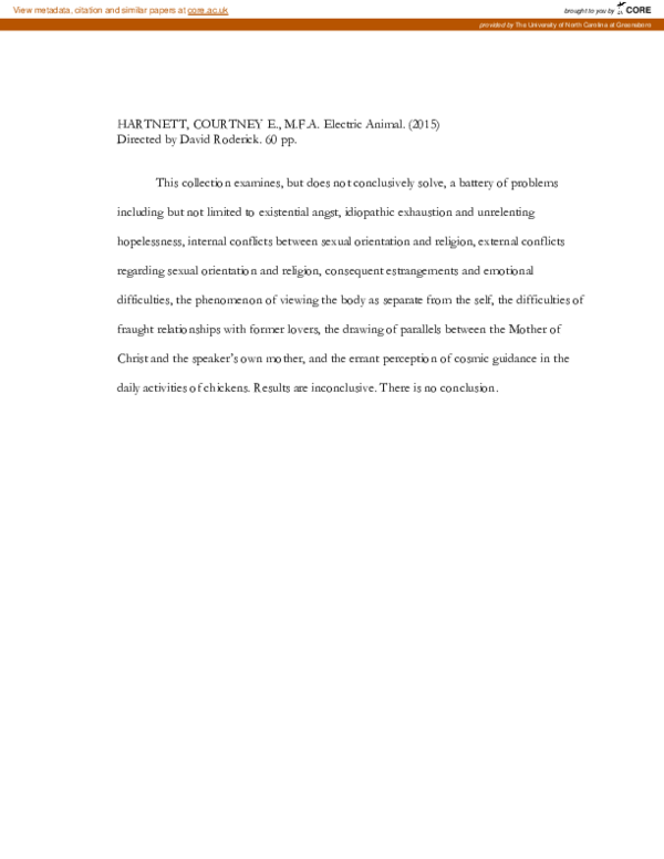 (PDF) Electric animal