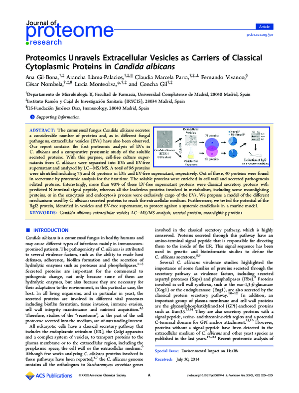 (PDF) Proteomics Unravels Extracellular Vesicles as Carriers of Classical Cytoplasmic Proteins ...