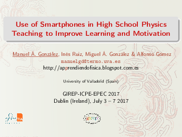 (PDF) Use of Smartphones in High School Physics Teaching to Improve ...