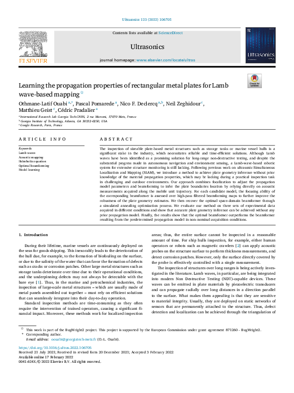 (PDF) Learning the propagation properties of rectangular metal plates ...