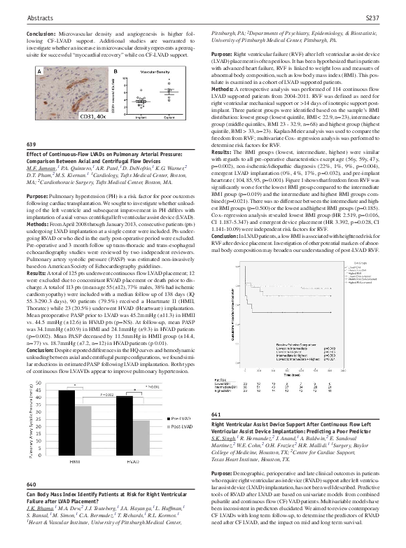 (PDF) Right Ventricular Assist Device Support After Continuous Flow ...