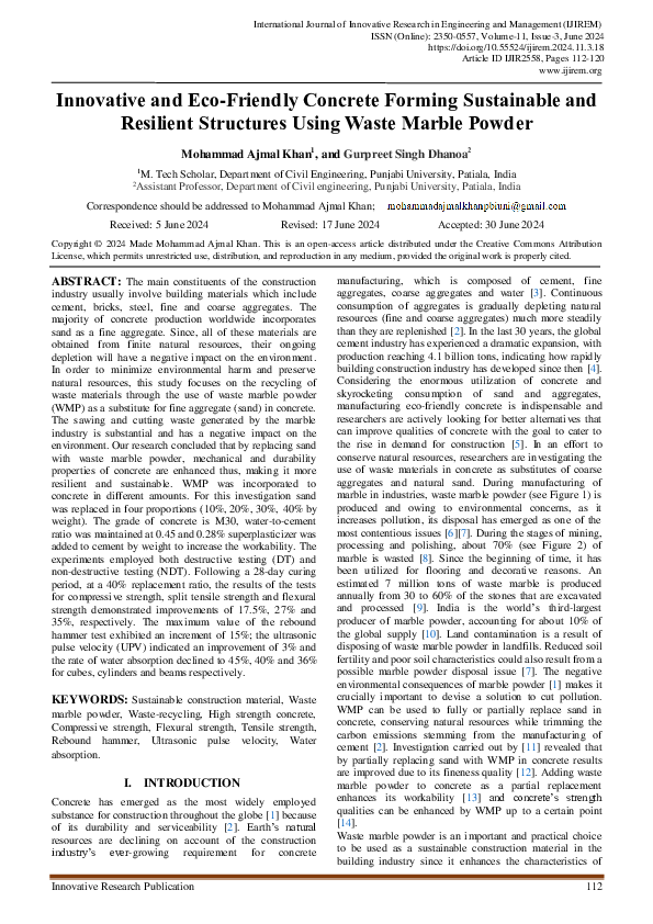 (PDF) Innovative and Eco-Friendly Concrete Forming Sustainable and ...