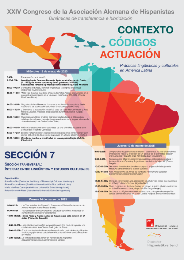 (PDF) Cartel Sección 7: Contexto - códigos - actuación. Prácticas ...