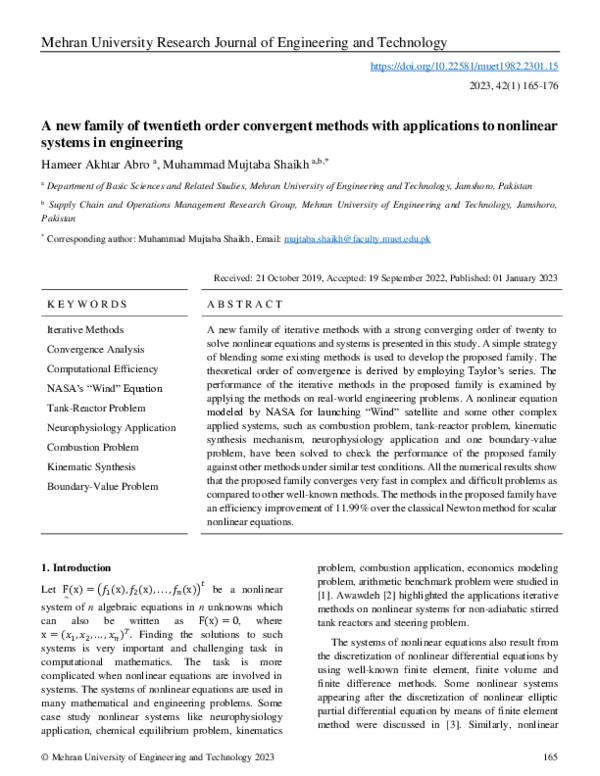 (PDF) A new family of twentieth order convergent methods with ...