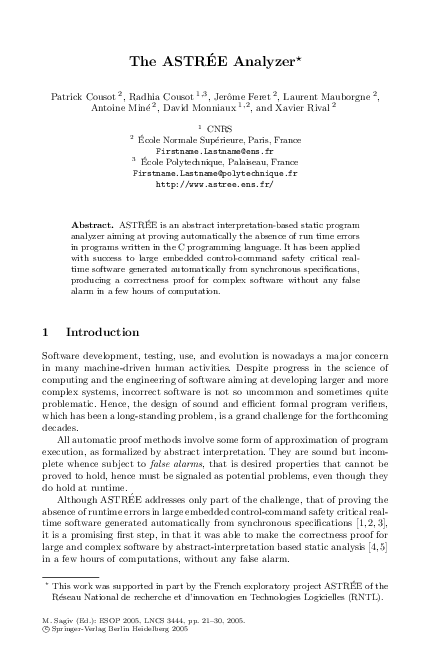 (PDF) The ASTR ´ EE Analyzer