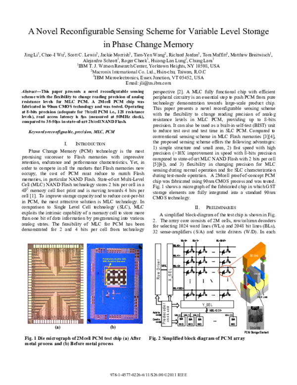 (PDF) A Novel Reconfigurable Sensing Scheme for Variable Level Storage ...