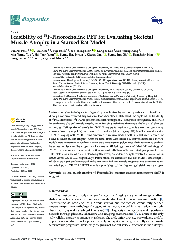 (PDF) Feasibility of 18F-Fluorocholine PET for Evaluating Skeletal ...