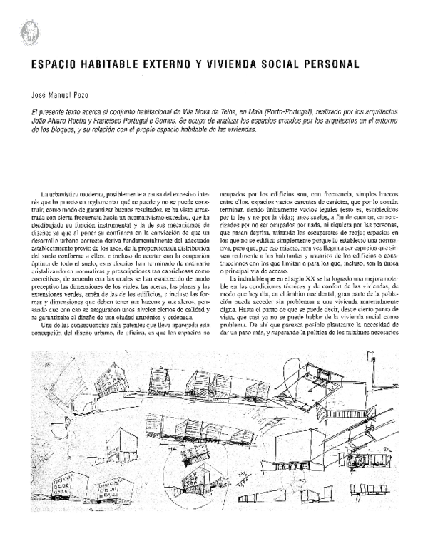 (PDF) Espacio habitable externo y vivienda social personal