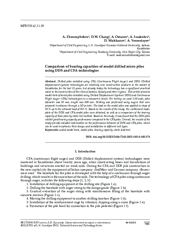 (PDF) Comparison of bearing capacities of model drilled micro piles ...