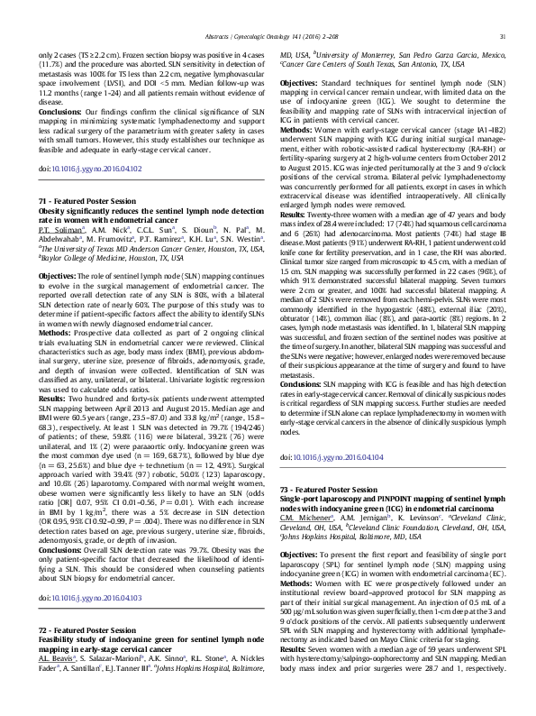 (PDF) Single-port laparoscopy and PINPOINT mapping of sentinel lymph ...