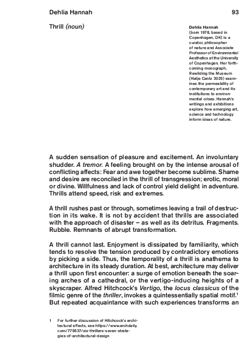 (PDF) Thrill (Noun/Verb)